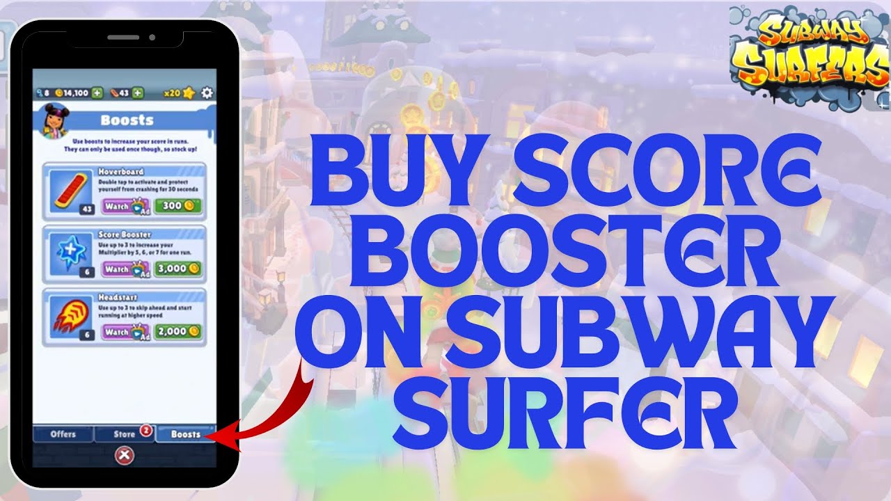 How To Buy Score Booster On Subway Surfers #subwaysurftipsandtricks - YouTube