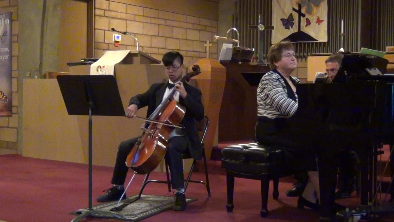 Eliam Chang Cello Recital 5-6-2018 - YouTube