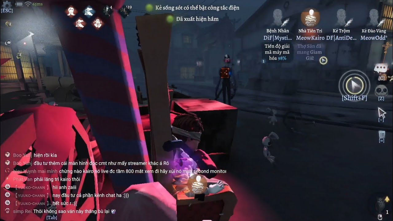 [Identity V] Rank match Gameplay Eli - 10 Điểm Prime về chổ - YouTube