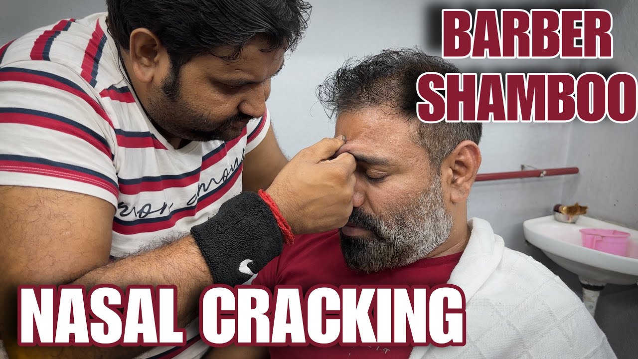 SKIN CRACK, Nasal Cracking, head n Shoulder Massage , Relaxation ...