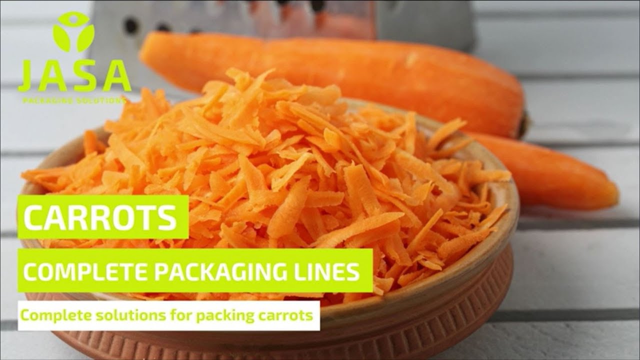 Carrot Complete Packaging Lines, JASA Packaging Solutions - YouTube