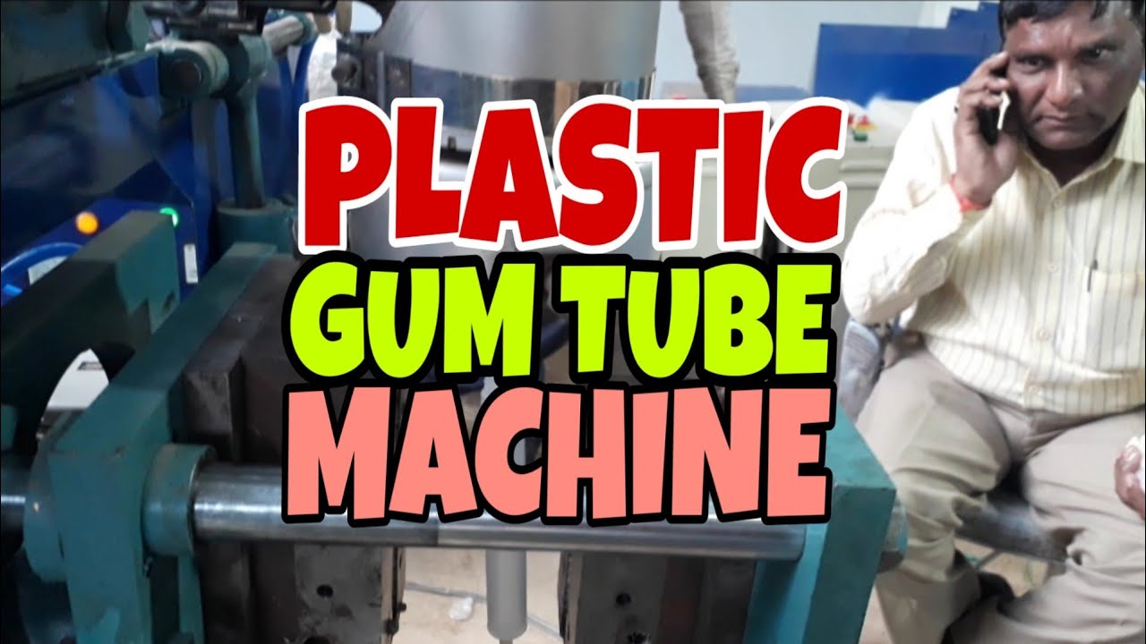 Gum Tube Making Machine || Plastic Bottle machine || Plastic Blow ...