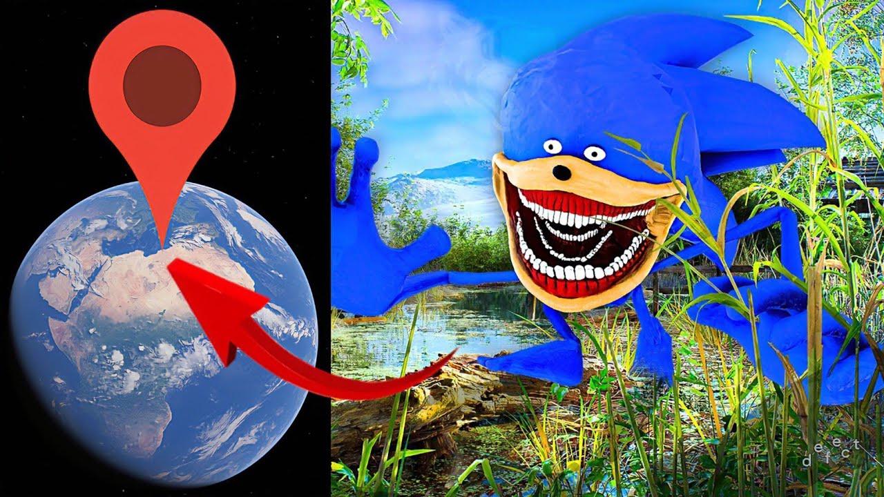 Shin Sonic Tapes in Forest on Google Earth! - YouTube