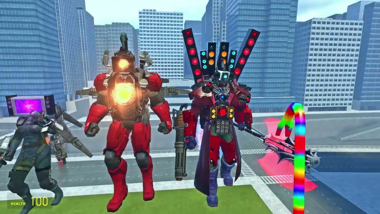 New Detainer Arm Titian Camera Man & Upgraded Drill Man Vs Gman ...