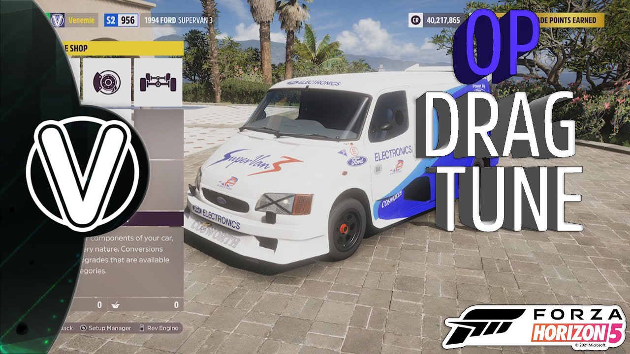 Forza Horizon 5 | OP DRAG TUNE *Fastest Ford Supervan 3* (Forza Horizon ...