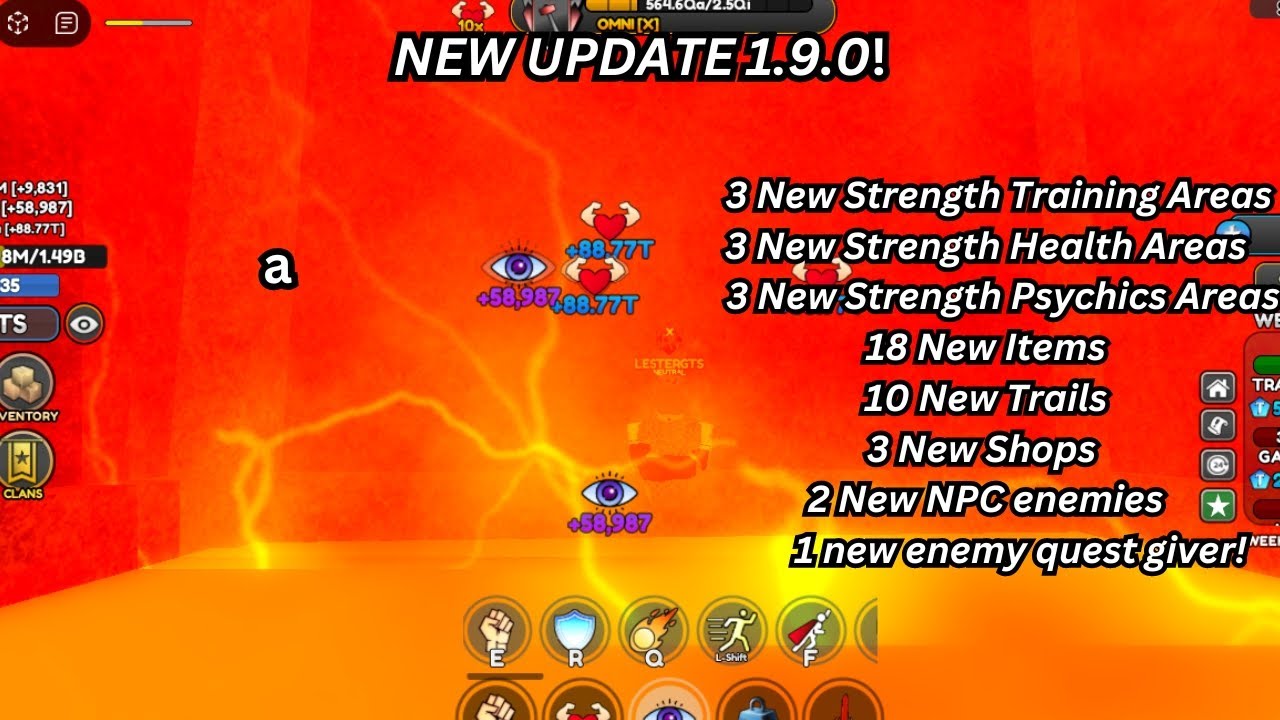 HUGE UPDATE SHOWCASE!?!?!😱(Super Power Grinding Simulator🔥) - YouTube