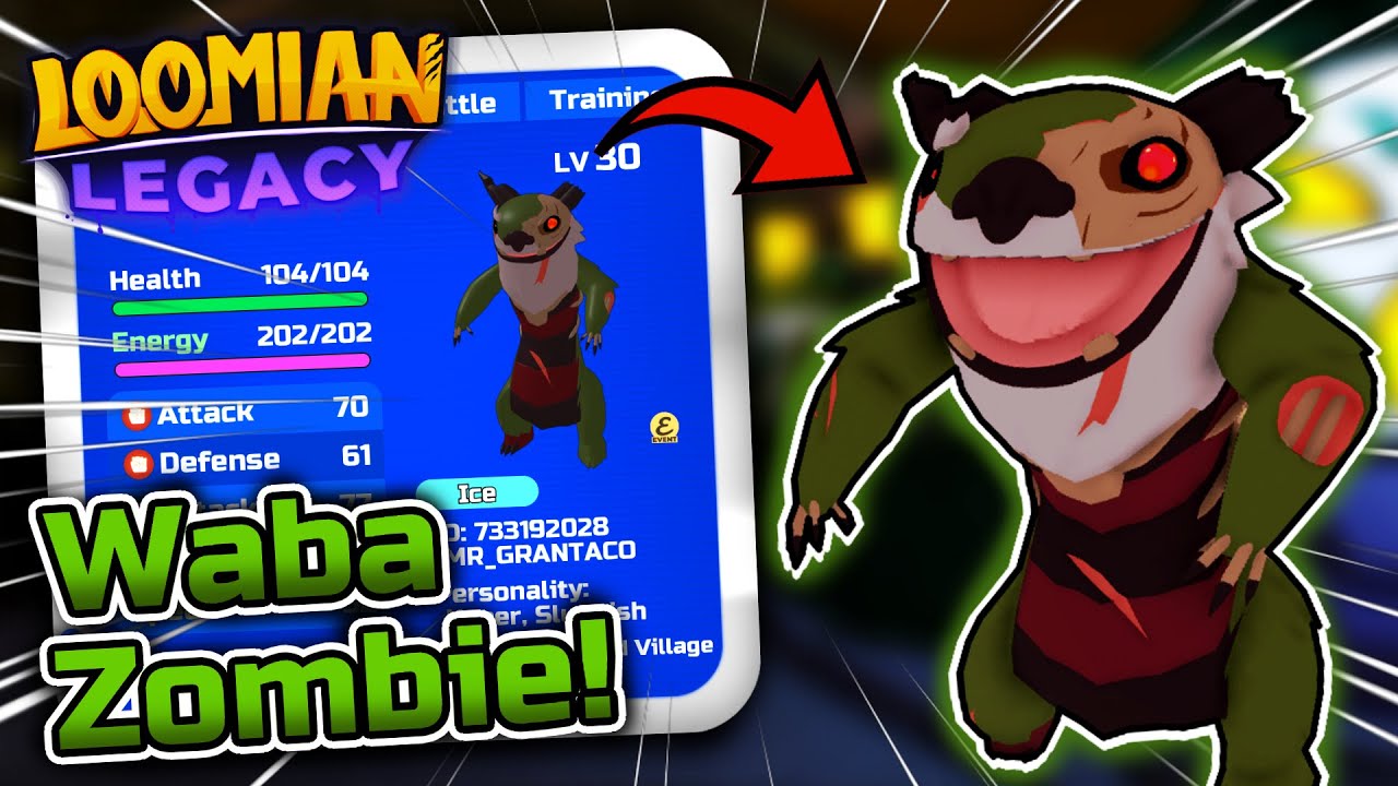 Consigue a WABALISC ZOMBIE! 2023 *Fácil y Gratis* Loomian Legacy ...