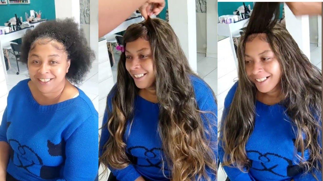 Como Fazer Entrelace Sem Disfarce. Sew In Hair Extension - YouTube