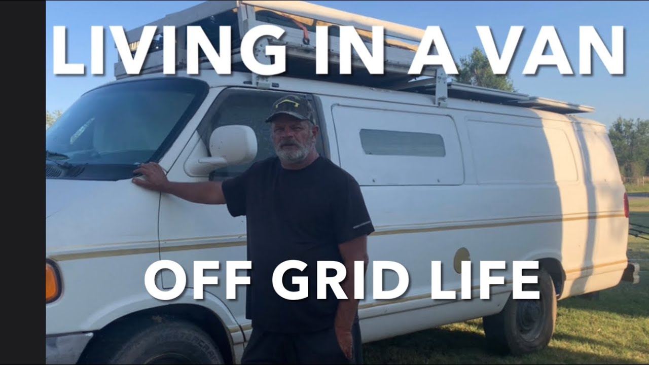 VanLife~Tour of Randy The Mobile Traveler’s Dodge Van - YouTube