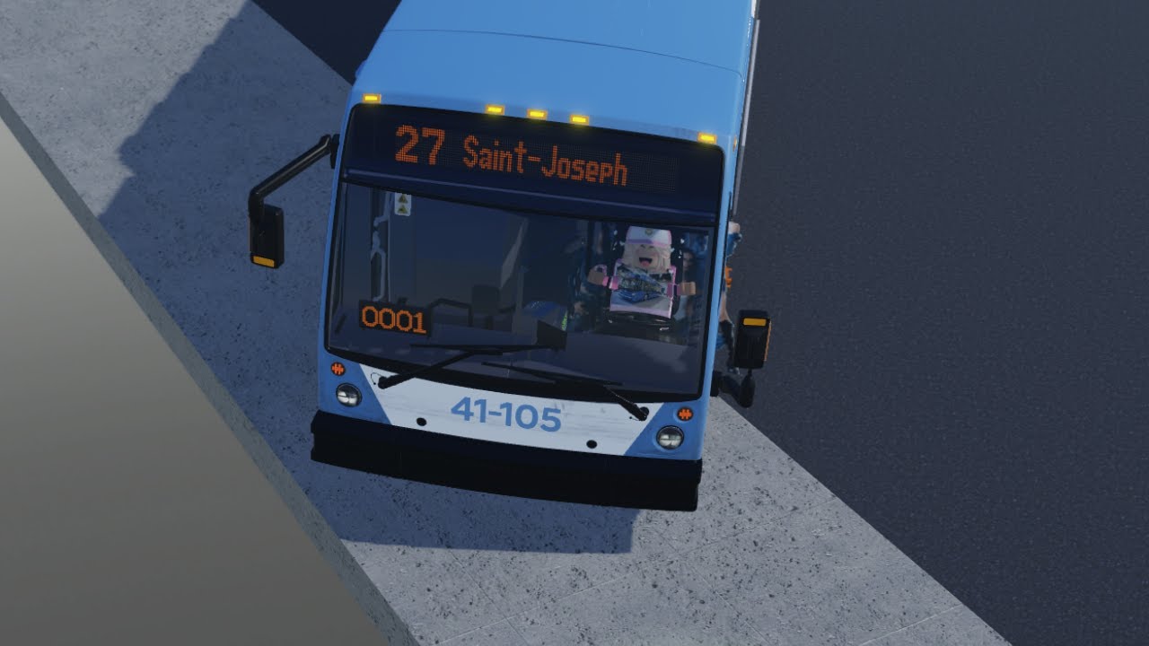 Roblox STS Mont-Royal | Route 27 Ouest | 2021 NovaBus LFS HEV | IN ...
