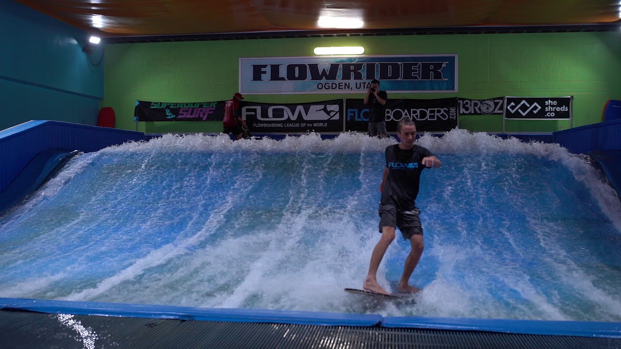 Daniel vs Nate on the FlowRider FLOW Tour at Salomon Center Ogden Utah ...