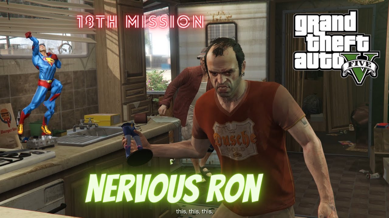 Nervous Ron Mission | GTA 5 Gameplay: Aerial Showdown and Gang Warfare ...