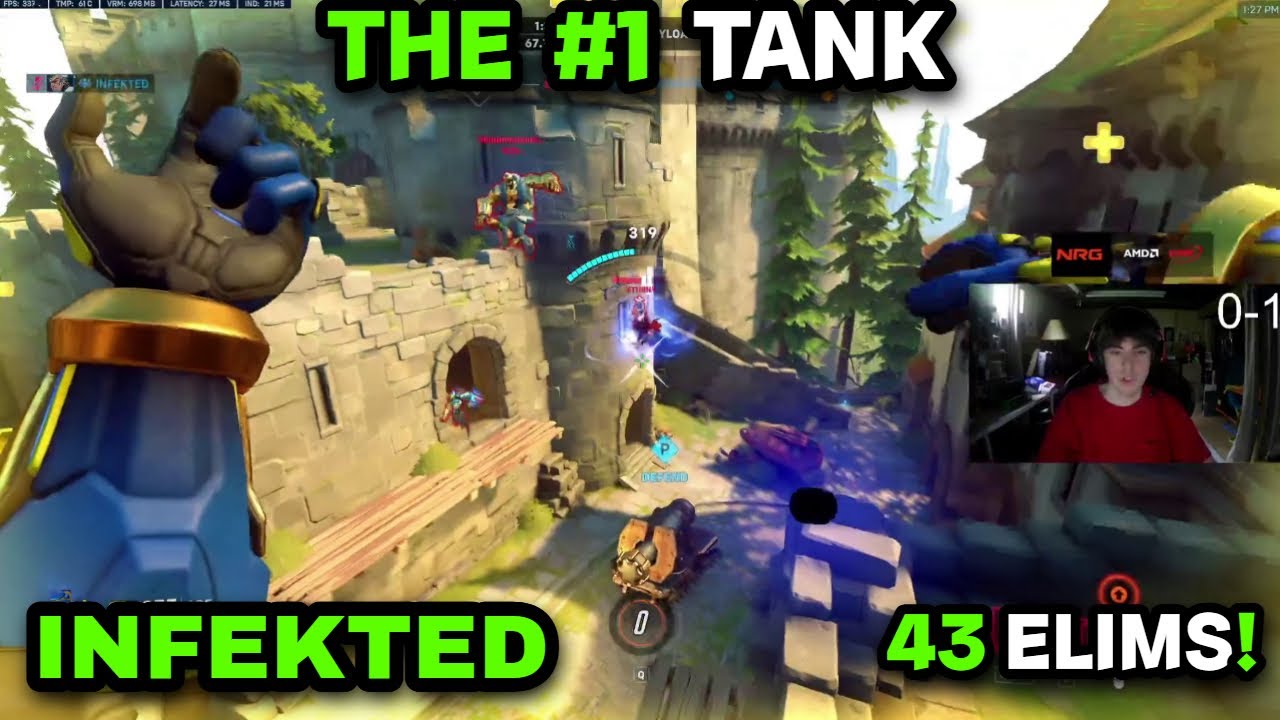 THE RANK 1 SIGMA | INFEKTED 43 ELIMS GAMEPLAY OVERWATCH 2 SEASON 11 ...