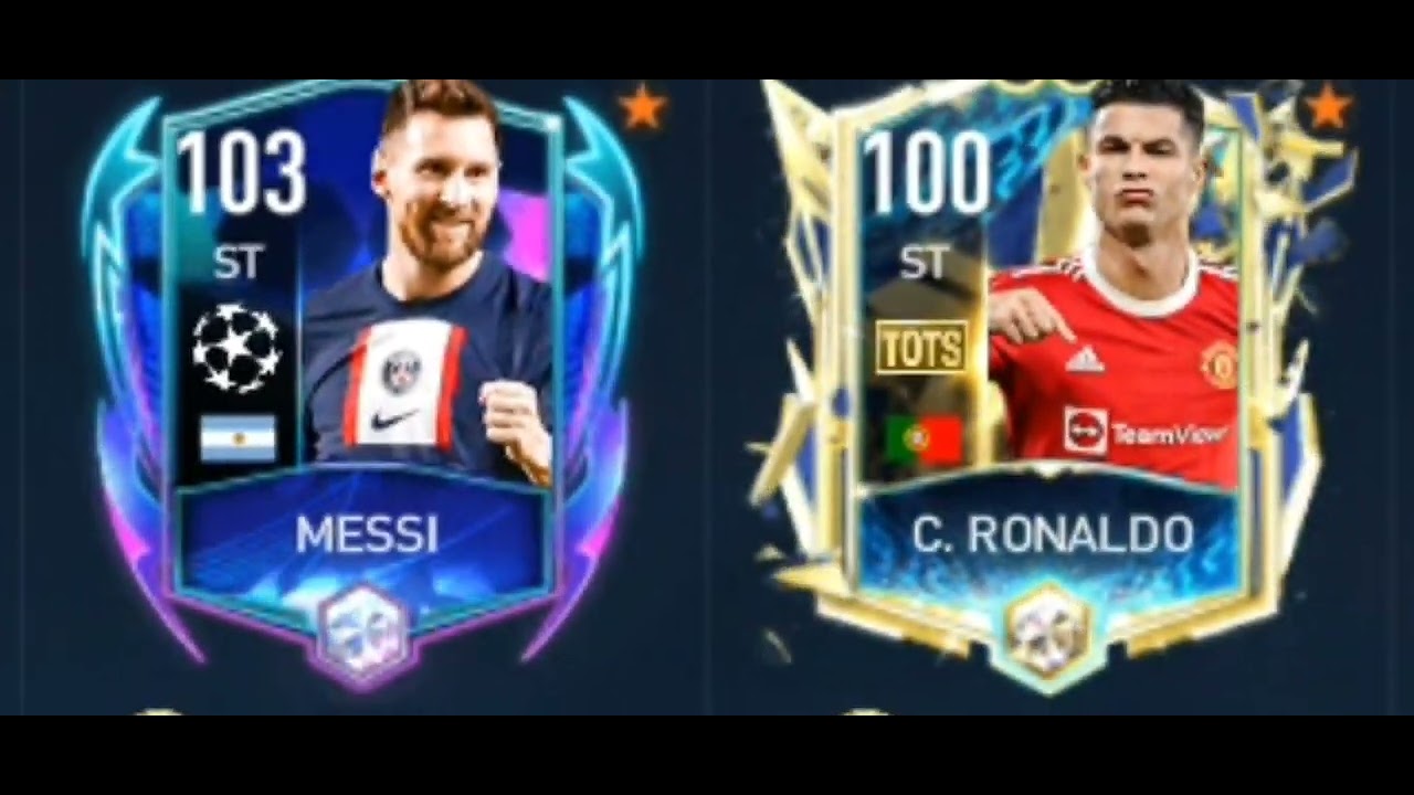 Fifa mobile Cristiano Ronaldo vs Lionel Messi || FIFA MOBILE - YouTube