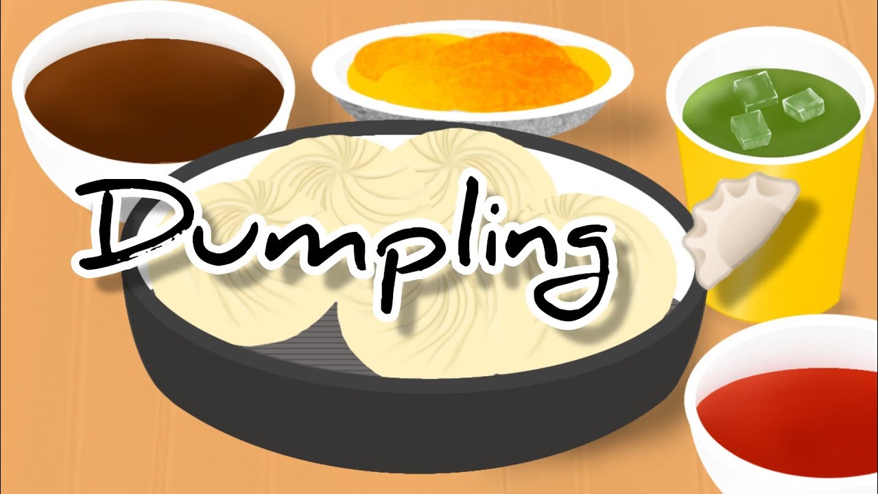 Dumpling mukpang and matcha juice - YouTube