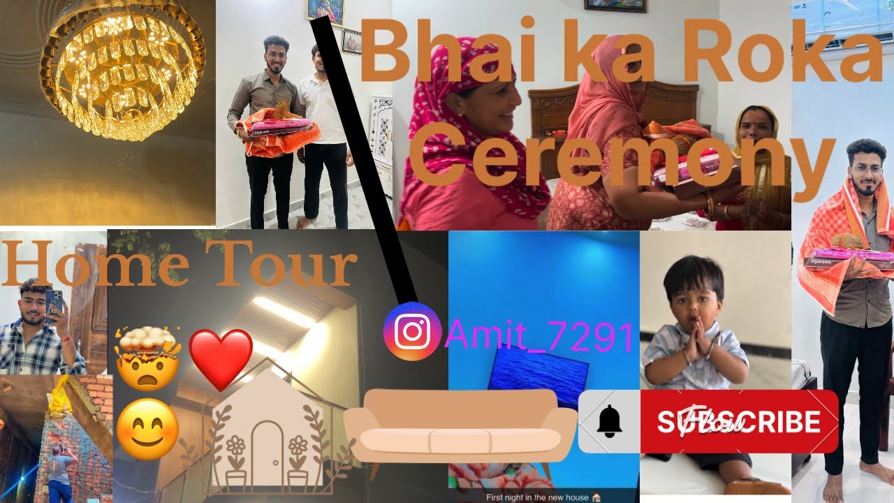 Home Tour🤯 /Bhai ka Roka ceremony ️🥳 - YouTube