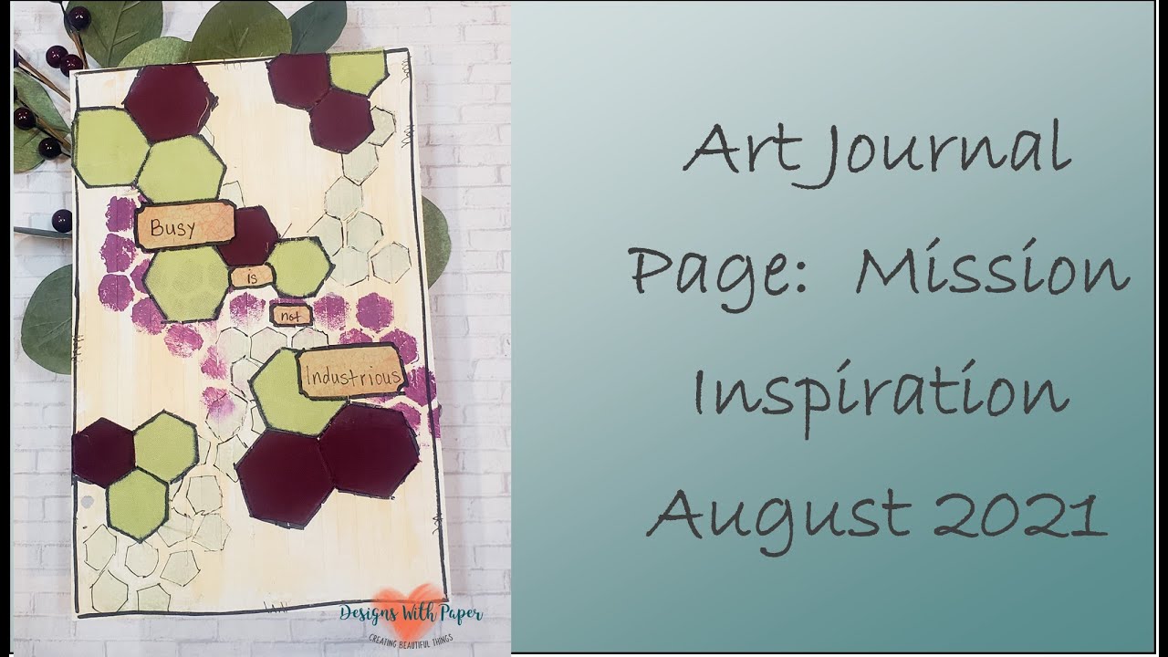 Mission Inspiration August 2021-- Jennie Designs with Paper - YouTube