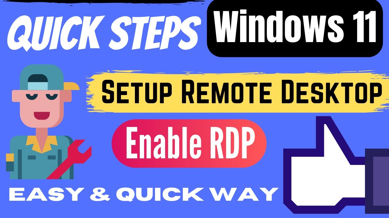 How to Enable Remote Desktop Protocol (RDP) on Windows 11 | Enable RDP ...