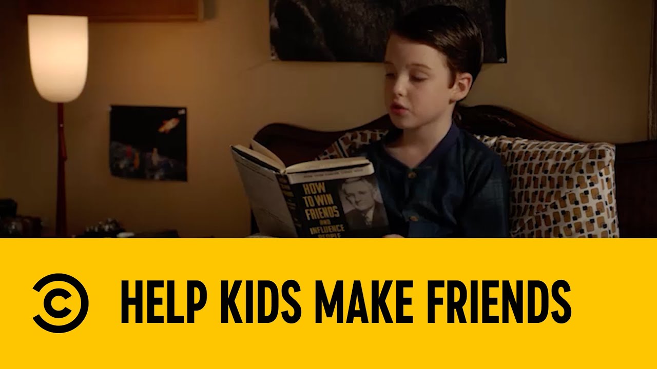 Help Kids Make Friends | Young Sheldon | Comedy Central Africa - YouTube