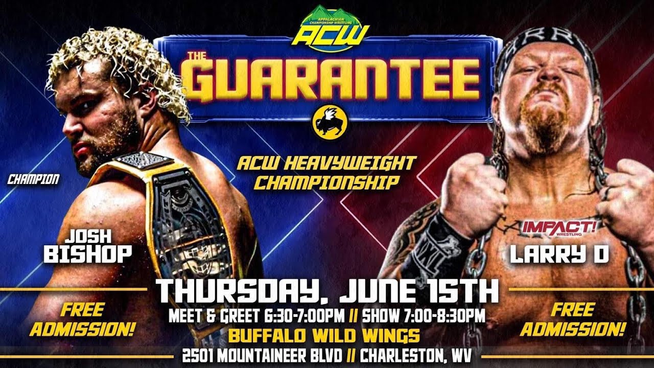 ACW Live! S3 E6: Josh Bishop vs Larry D- ACW Heavyweight Title match ...