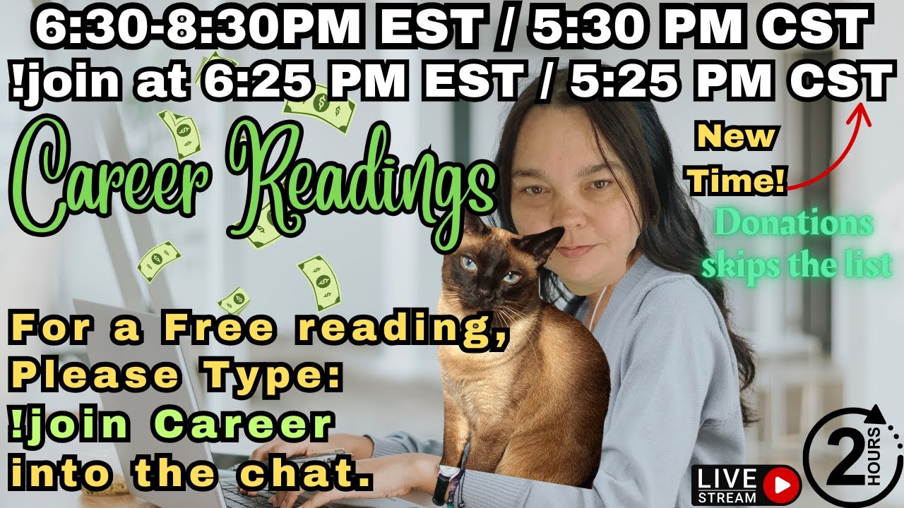 *FREE* Theme Night!!! 💰CAREER READINGS💰 Intuitive - Energy Reader - YouTube