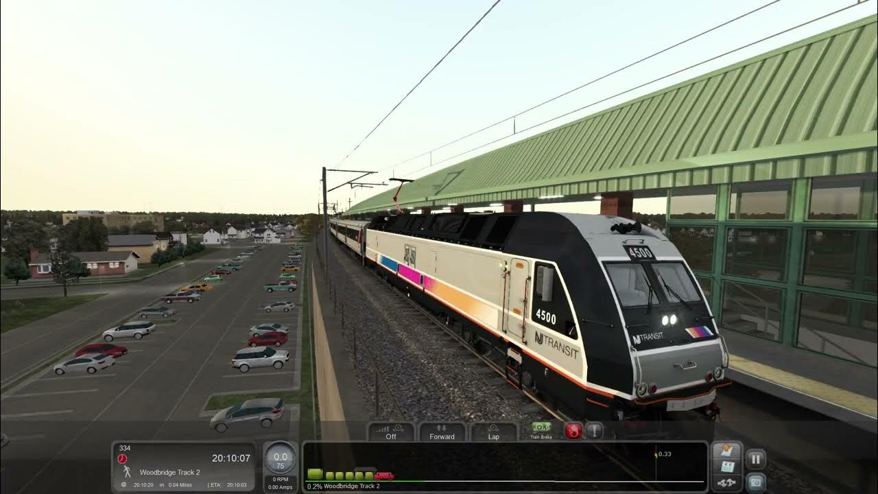 3. To Long Branch Part 1 - North Jersey Coast Line - ALP-45DP NJ Transit - Train Simulator ...