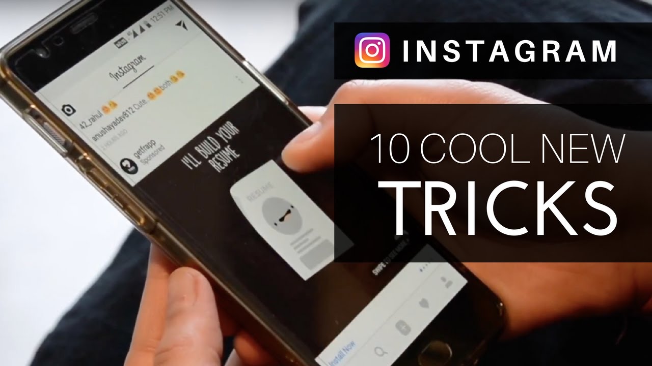 10 Instagram Cool New Tricks You Should Try - YouTube