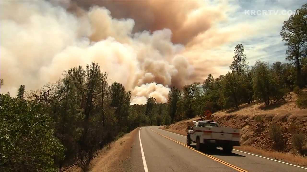 Clover Fire : Raw Video - YouTube