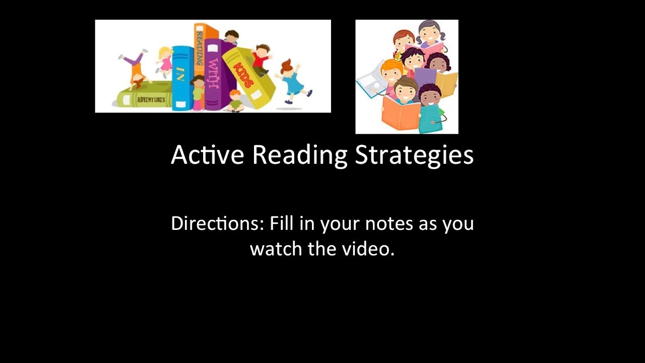 Active Reading Strategies Lecture - YouTube