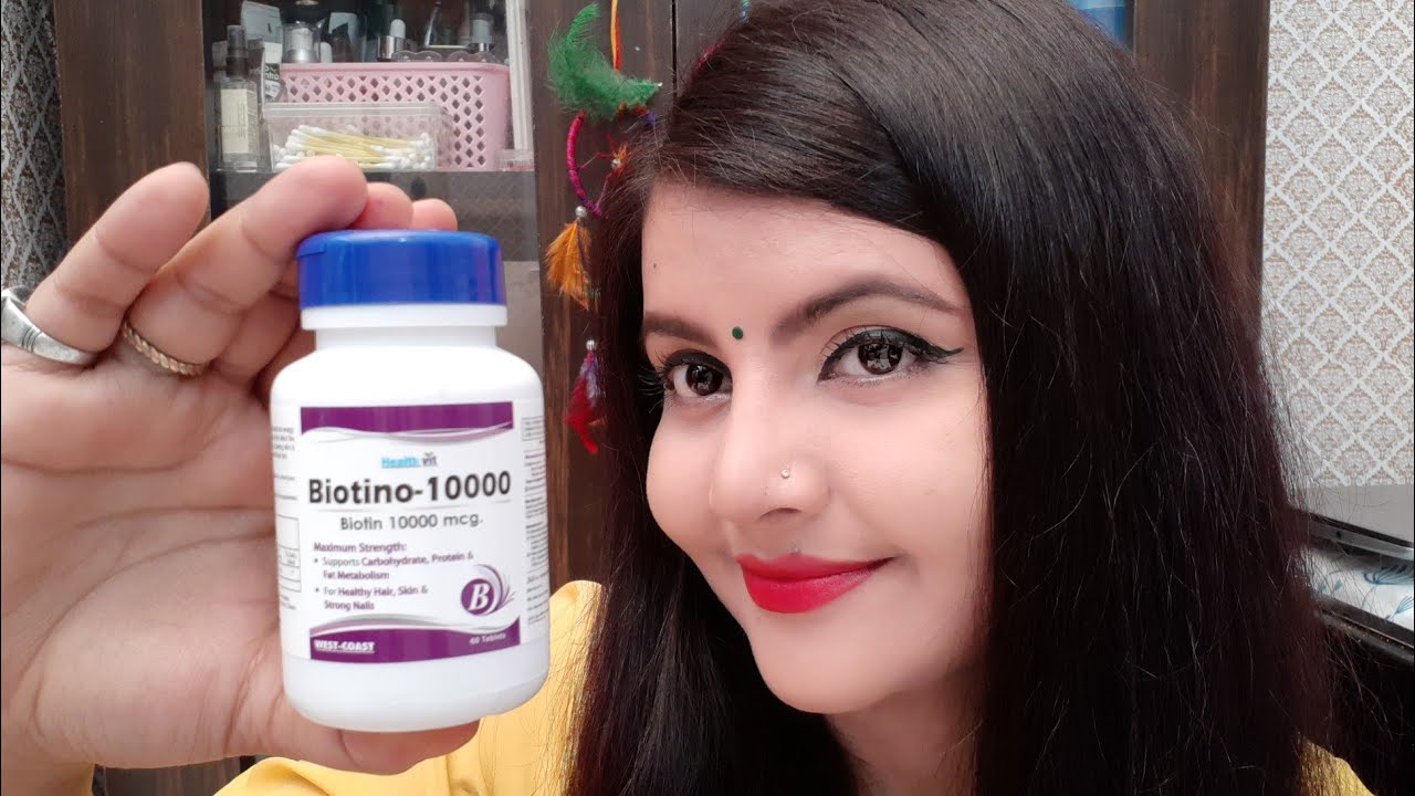 Healthvit biotino 10000 mcg tablets for hair skin and nails | RARA ...