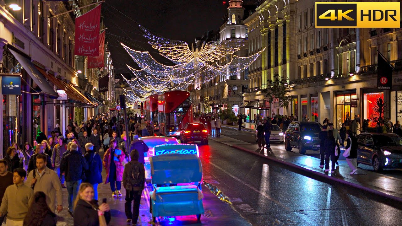 2 HOURS of Christmas Magic in London 🎄 Festive Highlights 2024 I ...