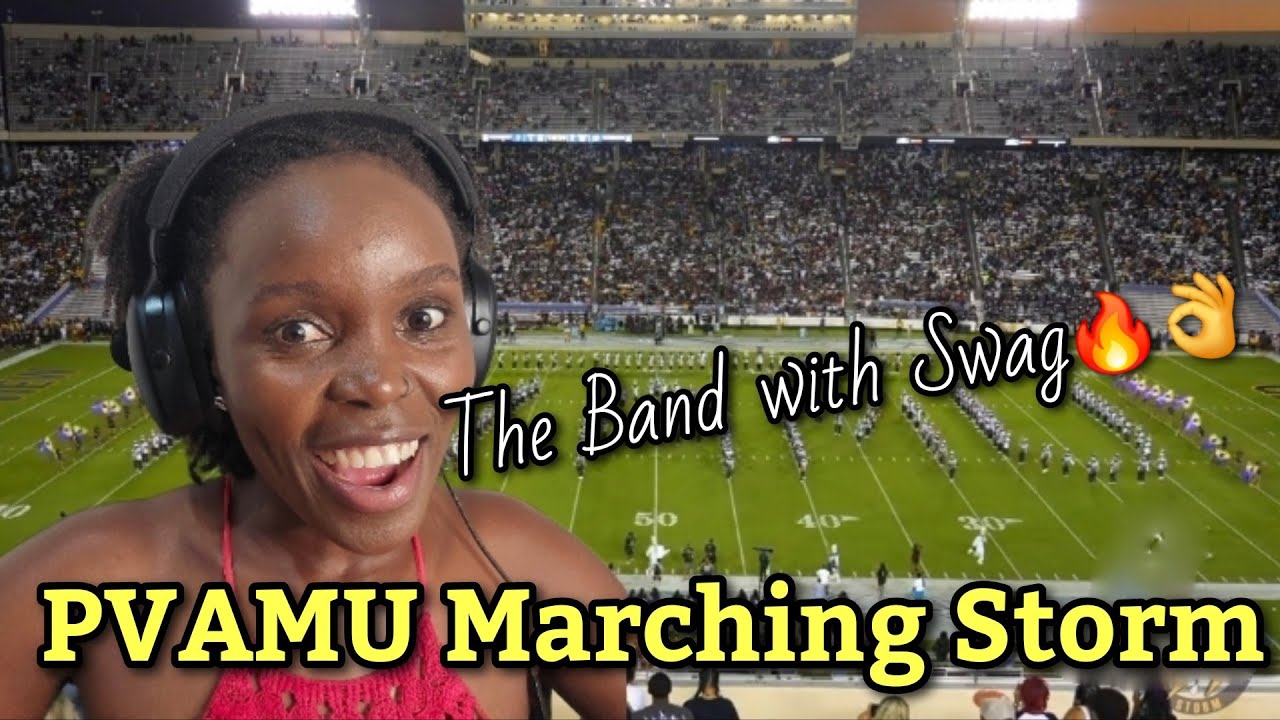 African girl Reacts To State Fair Classic Halftime | PVAMU Marching ...