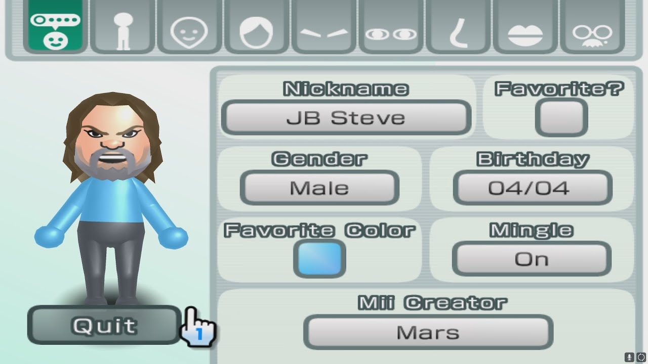 Jack Black Steve - Minecraft Movie - Mii 2843 - YouTube