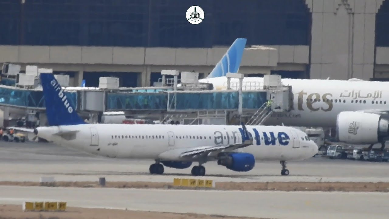 Change in Wind Direction Planespotting at Karachi Airport - YouTube