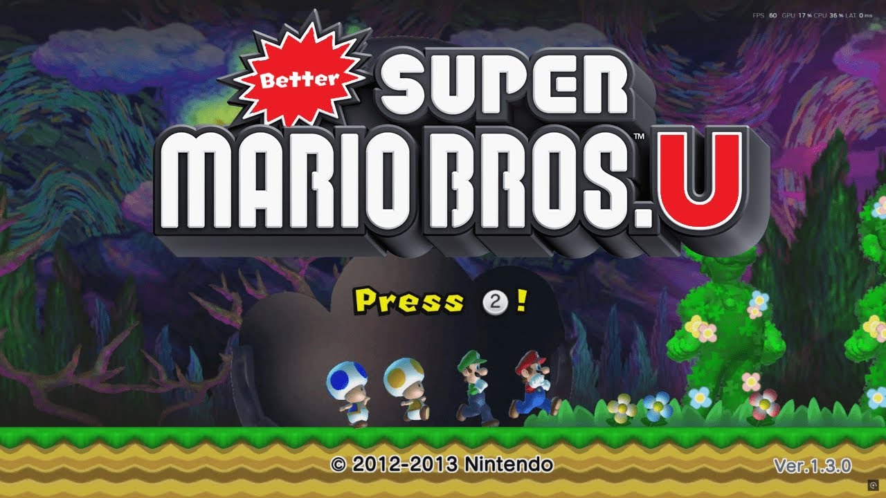 Better Super Mario Bros.U - 100% Walkthrough (#1) - YouTube