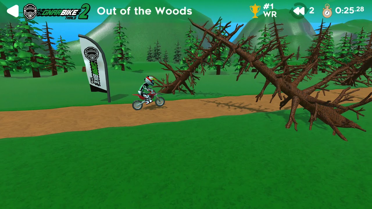 Gnarbike Trials 2 - Out Of The Woods - 25.28 (R-WR) - YouTube