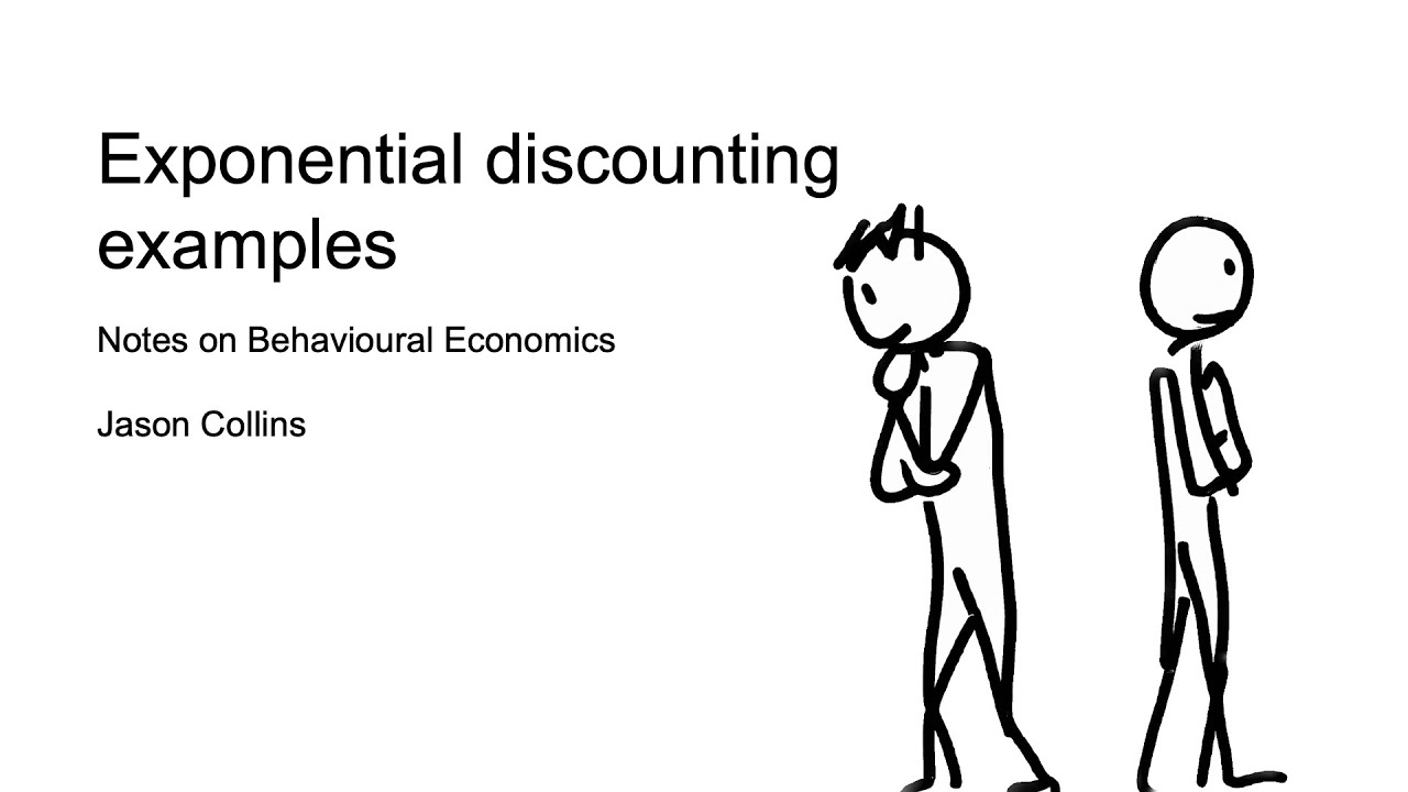 Exponential discounting examples - YouTube