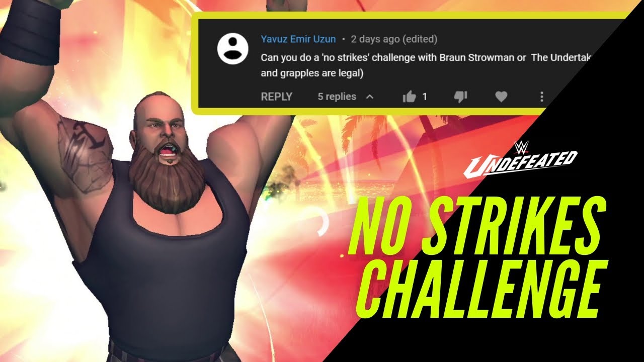 No Strikes Challenge | Subscriber Special | WWE Undefeated - YouTube