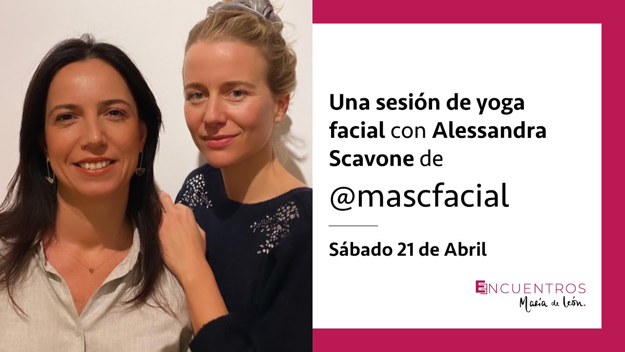 Una sesión de yoga facial con Alessandra Scavone - YouTube