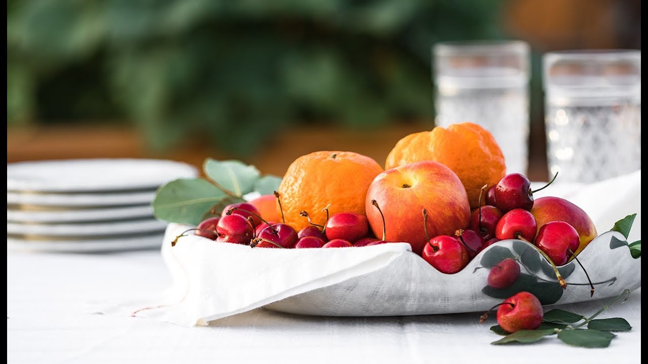 How to Photograph Food with Outdoor Lighting - YouTube