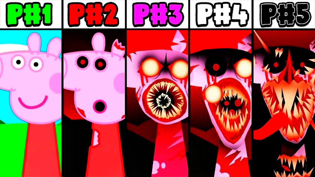 All Phases in New Incredibox Sprunki OC of Peppa Pig: From Phase 1 to ...