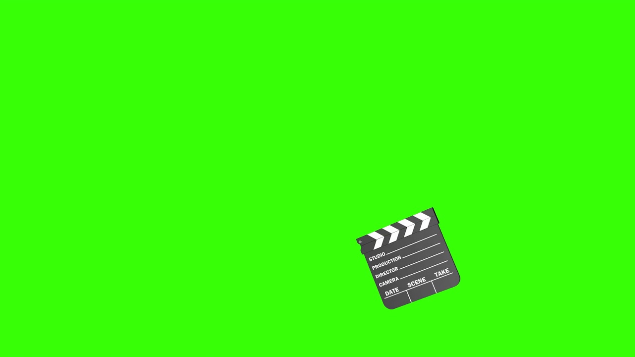 FREE GREENSCREEN FOOTAGE CLAPPER - YouTube