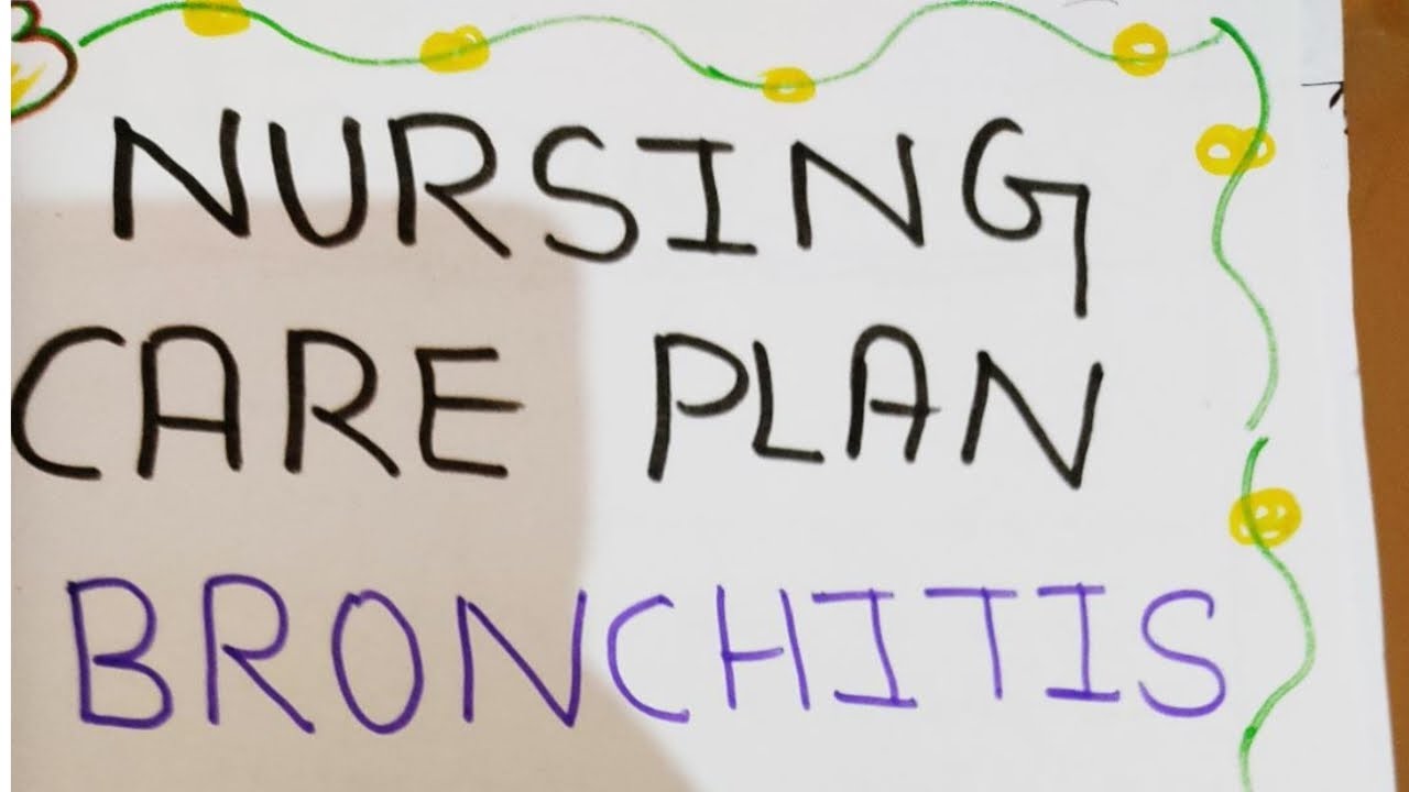 Nursing care plan on bronchitis| case presentation on bronchitis - YouTube