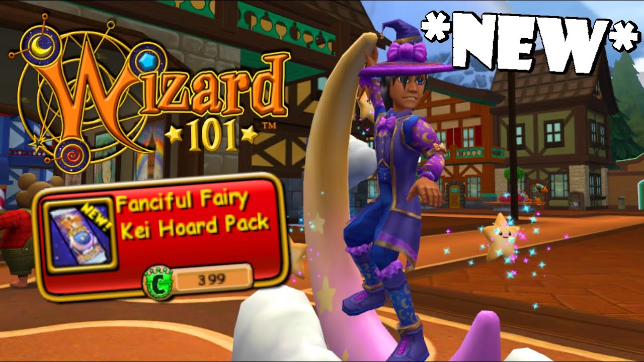 Wizard101: *NEW* Fanciful Fairy Kei Hoard Pack Opening And Review! - YouTube