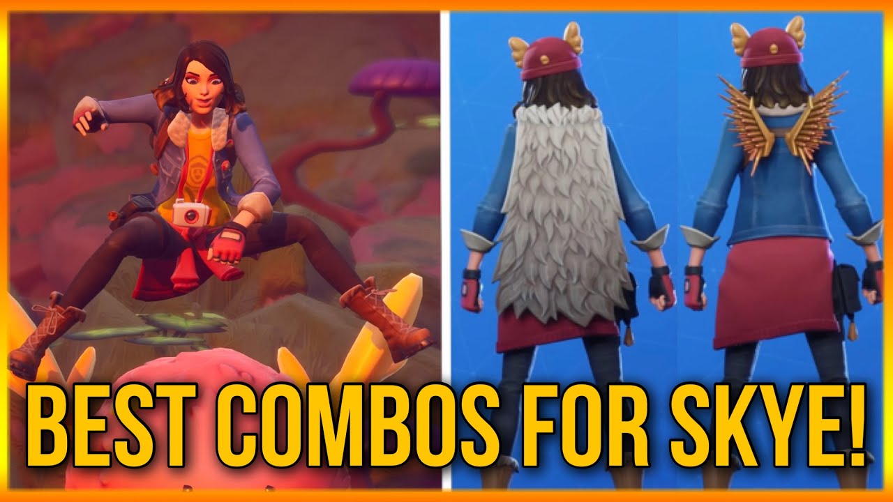 FORTNITE SKYE SKIN SHOWCASED WITH 40 COMBOS! BEST COMBOS FOR SKYE ...