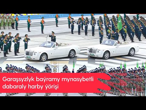 Garashsyzlyk bayramy mynasybetli dabaraly harby yorishi | 2024