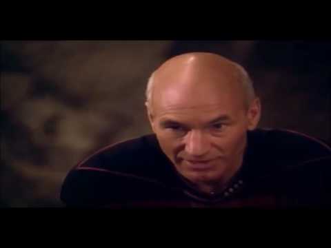 Star Trek TNG "Skin of Evil" Picard and Armus - YouTube