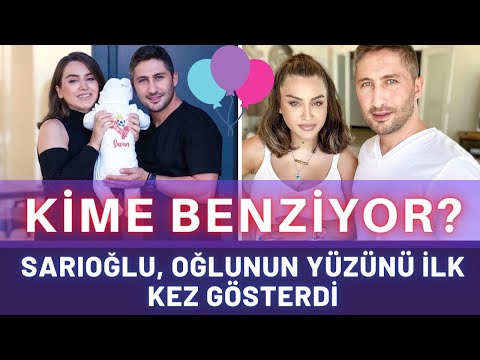 Sabri ve Yağmur Sarıoğlu çifti, oğullarının yüzünü ilk kez gösterdi