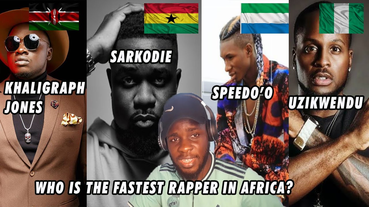 Who is the fastest rapper in Africa ? / Sarkodie, Khaligraph Jones ...