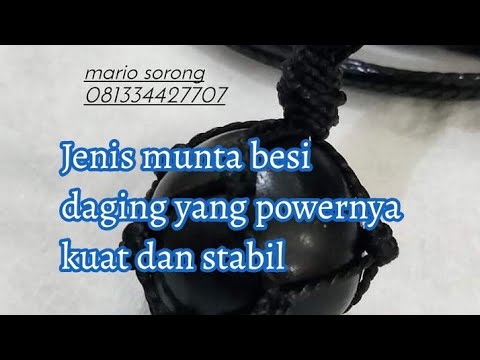 Jenis munta besi yang powernya kuat dan stabil. - YouTube